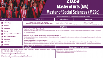 Notice Board - Department of Mass Communication