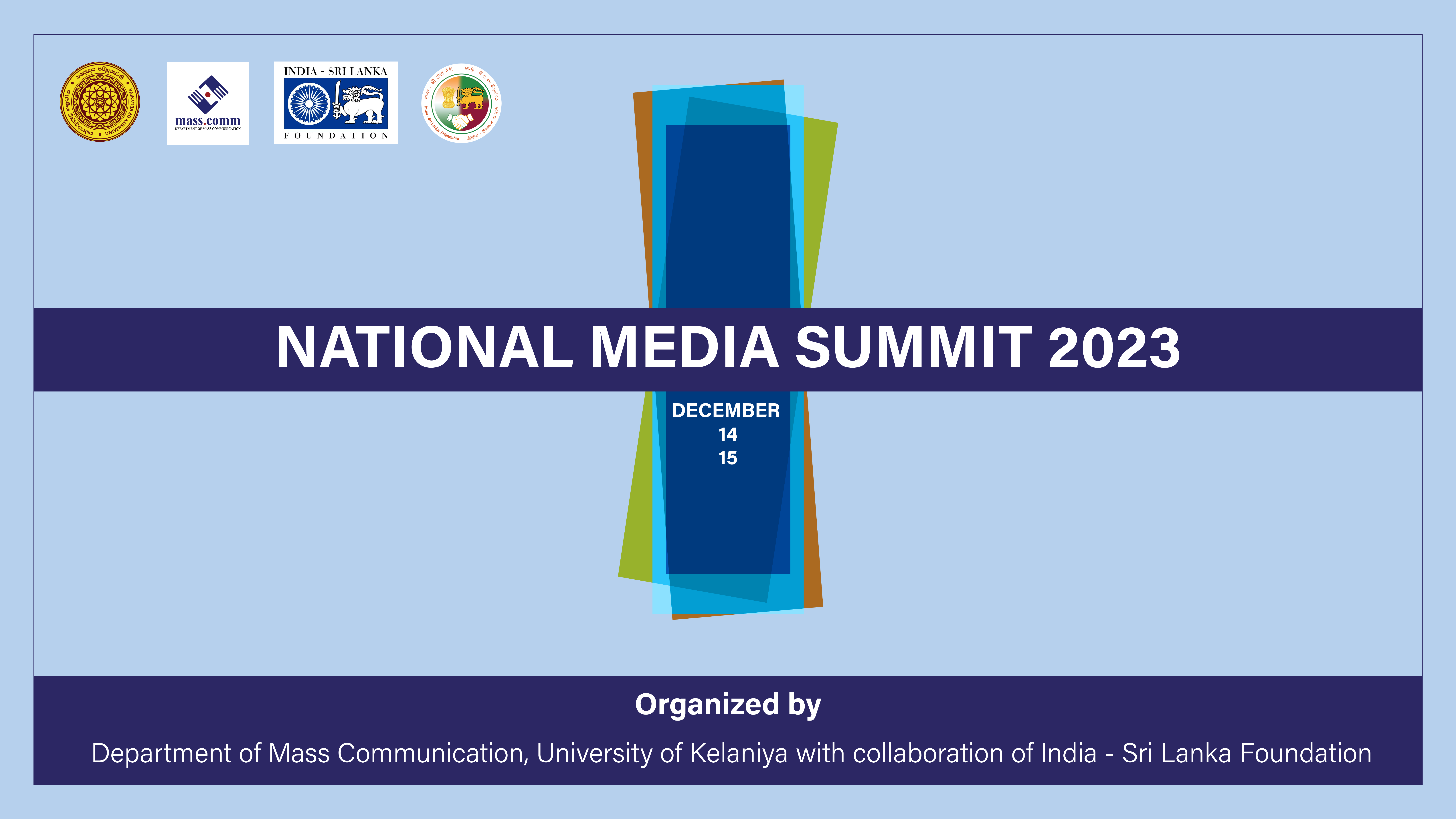 NATIONAL MEDIA SUMMIT 2023 - Department of Mass Communication